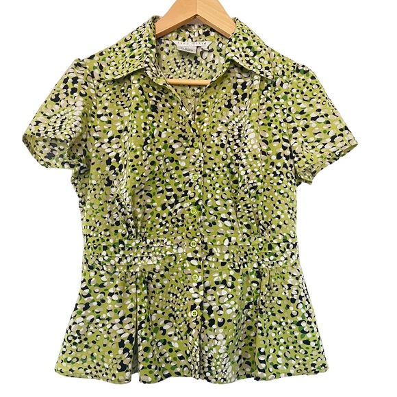 Fred David | Tops | Fred David Petite Green Top | Poshmark